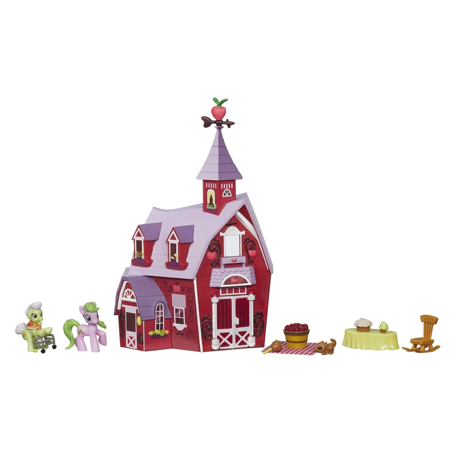 My Little Pony Sweet Apple Acres Barn Playset - Pink and Blue Magazine